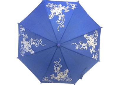 China Windproof Kids Compact Umbrella with Color Change Printing - 90cm Canopy, 8mm Metal Shaft, Safety Whistle Handle for sale