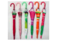 China Kids Compact Auto Open Umbrella with 8mm Metal Frame and 90cm Canopy - Heat Transparent Printing for sale