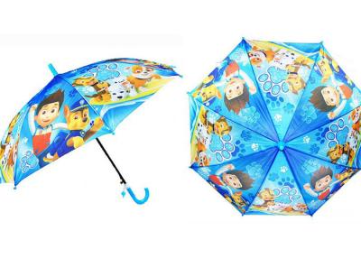 China Automatic Open Kids Umbrella 19 Inch with 8mm Metal Shaft - Boys Fashion Design CMYK Printing EN71 Certified for sale