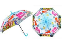 China Automatic Open Kids Umbrella 19 Inch with 8mm Metal Shaft - Boys Fashion Design CMYK Printing EN71 Certified for sale