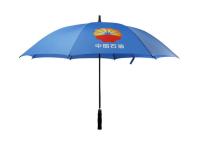 China 130cm Bigger Size Auto Promotional Golf Umbrella with EVA Handle and Fiberglass Frame for Custom Logo Printing for sale