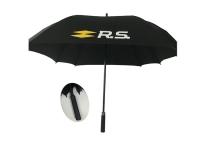 China Square Shape Black Promotional Golf Umbrella 130cm Diameter with Custom Logo Printing and Fiberglass Frame for sale