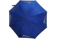China Double Layer Promotional Golf Umbrella 105cm Diameter with Automatic Opening and Wooden 14mm Shaft for sale