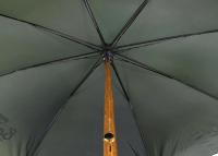 China J Stick Wooden Handle Umbrella 23 Inch Metal Frame with Custom Logo Printing and Windproof Design for sale