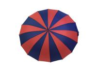 China 26-Inch Wind-Resistant Wooden Handle Umbrella with 14mm Shaft - Auto Open Manual Close Design for sale