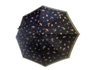 China 14mm Wooden Shaft Reverse Inverted Umbrella 23 Inch 8 Panels Windproof Custom Logo for sale