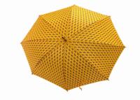 China 23 Inch Women's Wooden Rain Umbrella with 14mm Wooden Shaft - Auto Open Manual Close Windproof Design for sale