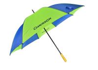 China 30 Inch 8K Double U Ribs Metal Frame Promotional Golf Umbrella 130cm Canopy Custom Logo for sale