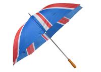 China 30 Inch 8K Double U Ribs Metal Frame Promotional Golf Umbrella 130cm Canopy Custom Logo for sale