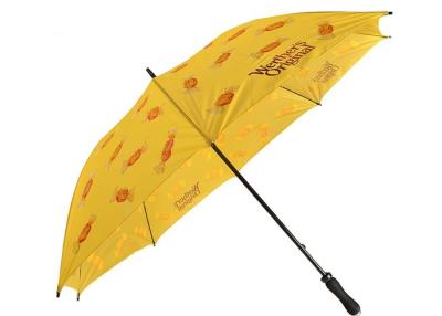 China 30 Inch Manual Golf Umbrella Custom Logo EVA Handle 130cm Diameter for sale