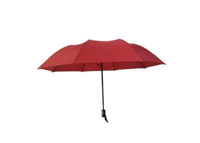 China 27 Inch Windproof Foldable Umbrella with Fiberglass Frame - Custom Logo Printing Available for sale