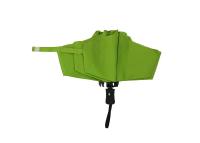 China Fiberglass Frame Green Mini Folding Umbrella , Strong Folding Umbrella for sale