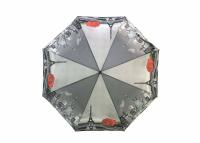 China 21-Inch Anti UV Foldable Umbrella with Windproof Design & Heat Transfer Printing - 8 Panel Construction for sale