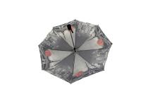 China 21-Inch Anti UV Foldable Umbrella with Windproof Design & Heat Transfer Printing - 8 Panel Construction for sale