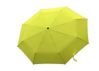 China Yellow Ladies Self Folding Umbrella 21 Inch 8 Panels Manual Open Close Windproof for sale