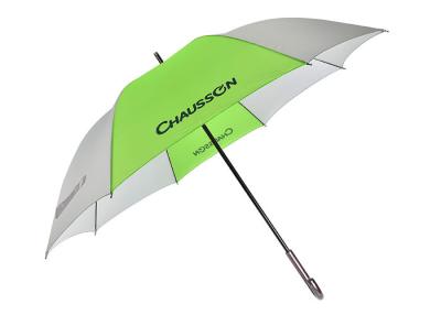 China 120cm Large Promotional Printed Golf Umbrella Auto Open Metal Shaft 8 Ribs Custom Logo for sale
