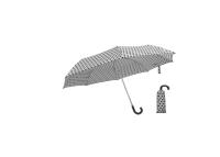 China 21-Inch Lightweight Folding Umbrella with Aluminum Frame and J Handle - 8-Panel Windproof Design for sale