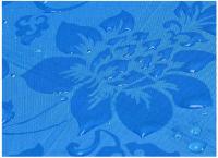 China Blue Watermark Printing Promotional Umbrella - 105cm Diameter Aluminum Frame with Custom Logo Options for sale