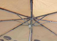 China Strong Mini Three Fold Umbrella , Collapsible Golf Umbrella Customized Design for sale