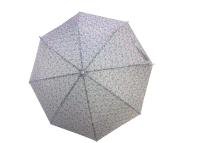 China 21 Inch 8 Panel Mini Folding Umbrella Polyester Pongee Fabric Self Folding Umbrella for sale