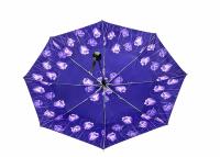 China 21-Inch Silk Screen Printing Fold Away Umbrella with Fiberglass Frame and Custom Branding Options for sale