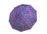 China 21-Inch Auto Open Folding Umbrella with Metal Frame and Fiberglass Reinforcement - Windproof Rain Protection for sale