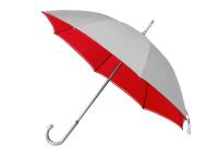 China Straight Aluminum Silver Coated Umbrella with UV Protection - 100-103cm Open Diameter, Auto Open Manual Close for sale