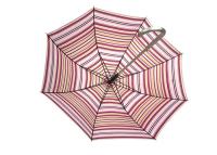 China 23 Inch Colorful Aluminum Striped Kids Rain Umbrella with Auto-Open Mechanism and 100-103cm Coverage for sale
