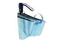 China Color Coated Automatic Travel Umbrella 98cm Sun Protection with 190T Pongee Fabric and Metal Frame for sale