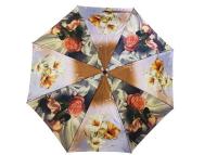 China Custom Printed Compact Rainmate Umbrella 94cm Canopy Auto Open Close Travel Umbrella with 190T Pongee Fabric for sale