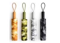 China Customized Automatic Travel Umbrella with 97cm Diameter and 30cm Folded Length - Camouflage Pattern Design for sale