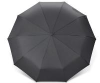 China Black 3-Fold Auto Open Umbrella 97cm Diameter with RPET Recycled Fabric for Travel and Outdoor Use for sale