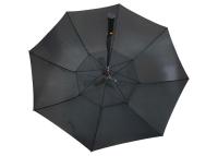 China Solar Panel Cooling Fan Umbrella 105cm Diameter with 16mm Aluminum Shaft and Fiberglass Ribs for sale
