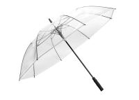 China 42 Inch Automatic Open Clear PVC Dome Umbrella with 8 Ribs and 105cm Coverage for Wholesale for sale