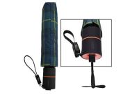 China Classical Plaid Umbrella with USB Charger Power Bank - 97cm Diameter, 21 Inch Ribs, Automatic Open/Close for sale