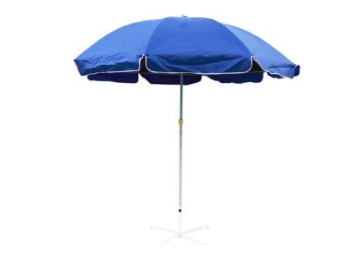 China 40-Inch Retractable Beach Umbrella with 50+ UV Protection and 3.00mm Steel Ribs for Commercial Use for sale