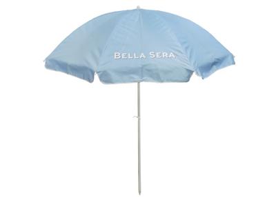 China 34-Inch Windproof UV Beach Umbrella with Custom Printing - 3.00mm Steel Ribs & Multiple Size Options for sale