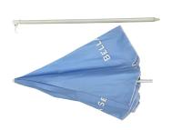 China 34-Inch Windproof UV Beach Umbrella with Custom Printing - 3.00mm Steel Ribs & Multiple Size Options for sale