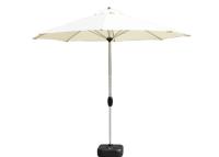 China Commercial Wooden Beach Umbrella with 3.00mm Steel Ribs - 150cm to 220cm Sizes Manual Operation for sale