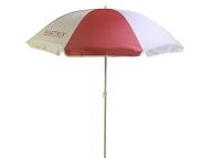 China 40 Inch Promotional Beach Umbrella with UPF 50+ UV Protection and Metal Frame for Outdoor Branding for sale