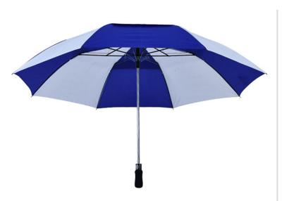 China Large Automatic Golf Umbrella 68-inch Double Layer EVA Handle Custom Design 70-100cm Length for sale