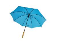 China 23-Inch Manual Open Golf Umbrella with Aluminum Shaft and Wooden Handle for Windy Weather Protection for sale