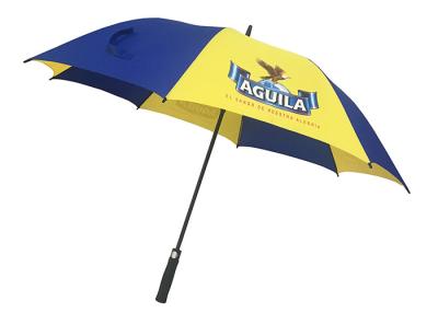 China Customised Giant Compact Golf Umbrella Auto Open Aluminum Shaft EVA Handle for sale