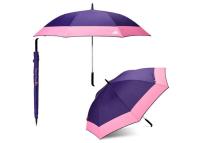 China 27-Inch Golf Umbrella with 60-Inch Coverage - Aluminum Shaft EVA Handle Manual Open Rain Protection for sale