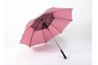 China 105cm Manual Open Cooling Umbrella with USB Fan and LED Lights - 16mm Aluminum Frame, 190T Pongee Fabric for sale