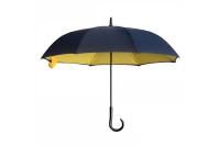 China 23-Inch Flower Design Reverse Folding Inverted Umbrella with C-Shaped Handle for Car Use - 12mm Metal Shaft for sale