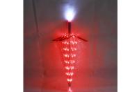 China Customized Girls LED Umbrella 18 Inch with LED Tips and Built-in Torch - Pink Manual Open Design for sale