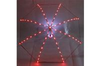 China Customized Girls LED Umbrella 18 Inch with LED Tips and Built-in Torch - Pink Manual Open Design for sale