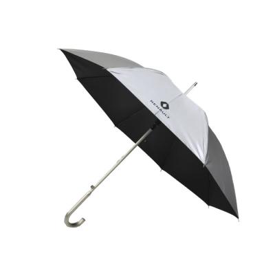 China Custom Logo Polyester Pongee Golf Umbrella 40 Inch Auto Open Aluminum Shaft for sale
