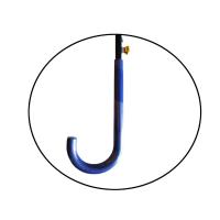 China Aluminum Handle 23'' Golf Umbrella with Auto Open - 27'' Arc, 12 Reinforced Ribs for Wind Resistance for sale